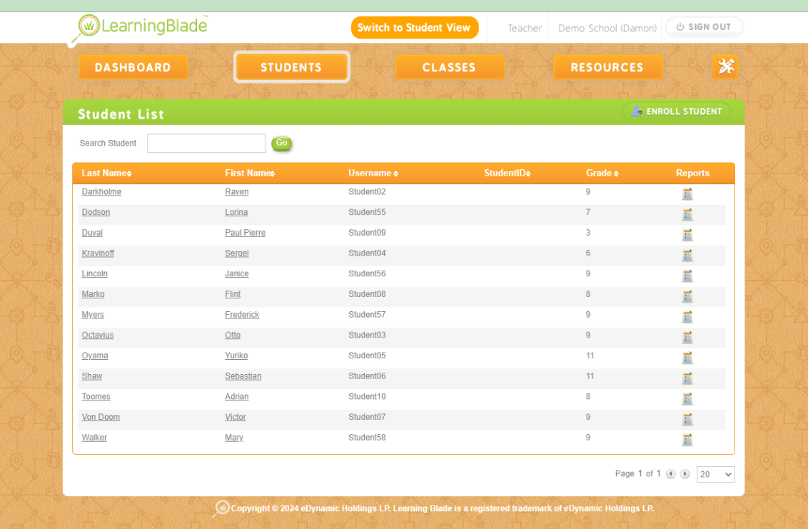 Learning Blade - Accessing Learning Blade Through ClassLink