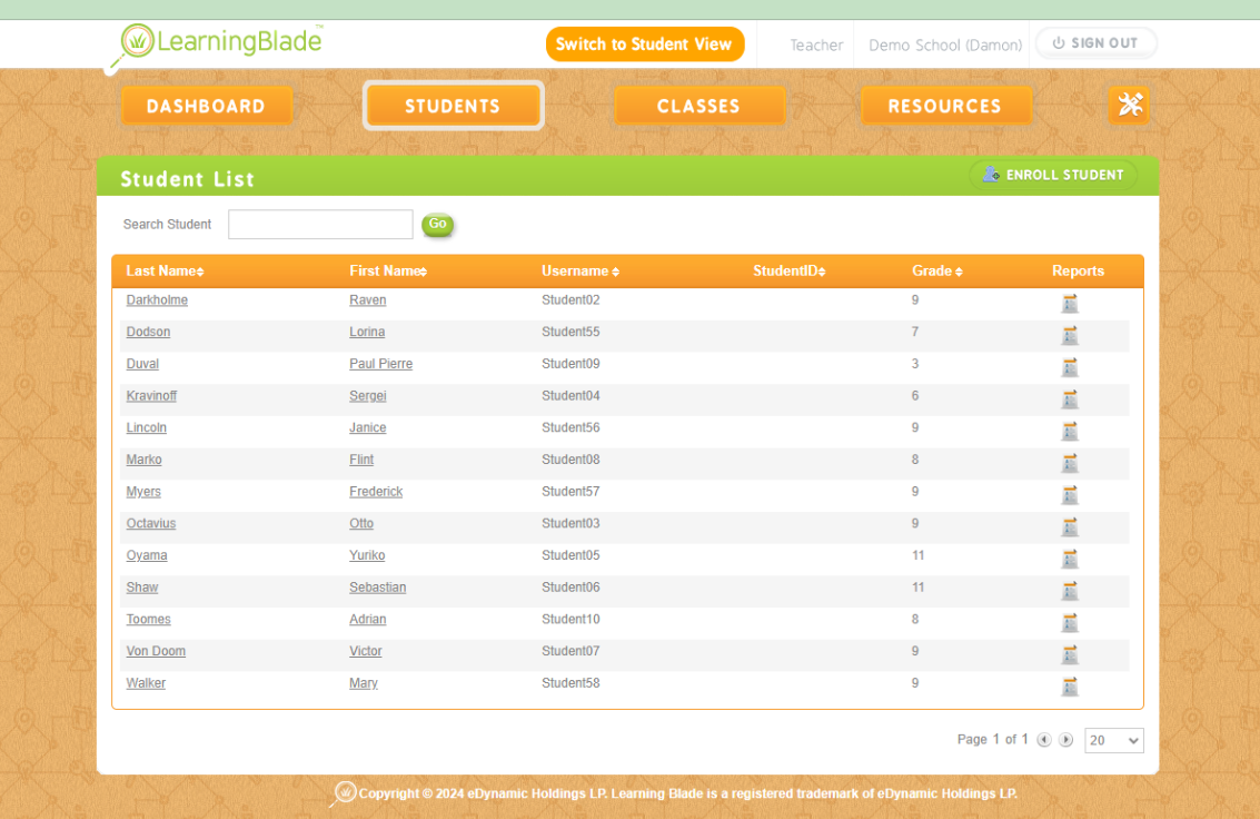 Learning Blade - Accessing Learning Blade Through Clever