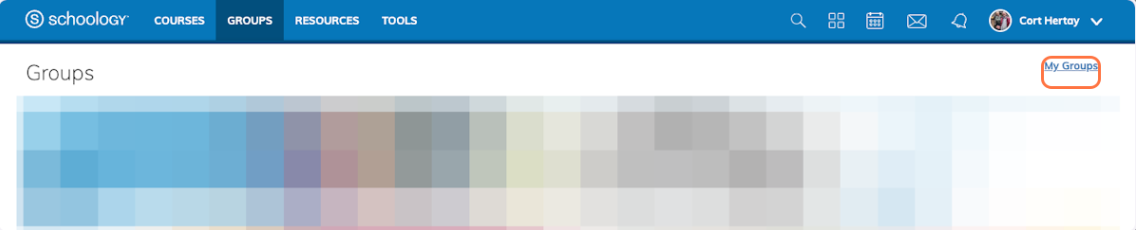 Courseware - Joining a Schoology Shared Group
