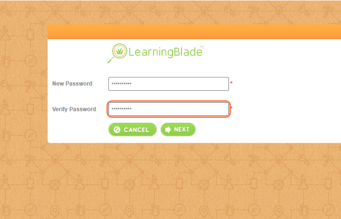 Learning Blade - Login Credentials / Password Recovery